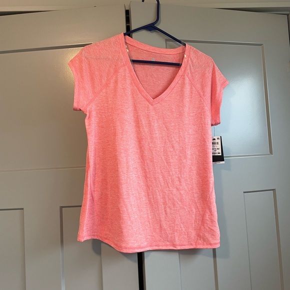 Ideology | Tops | Ideology Neon Peach V Neck | Poshmark